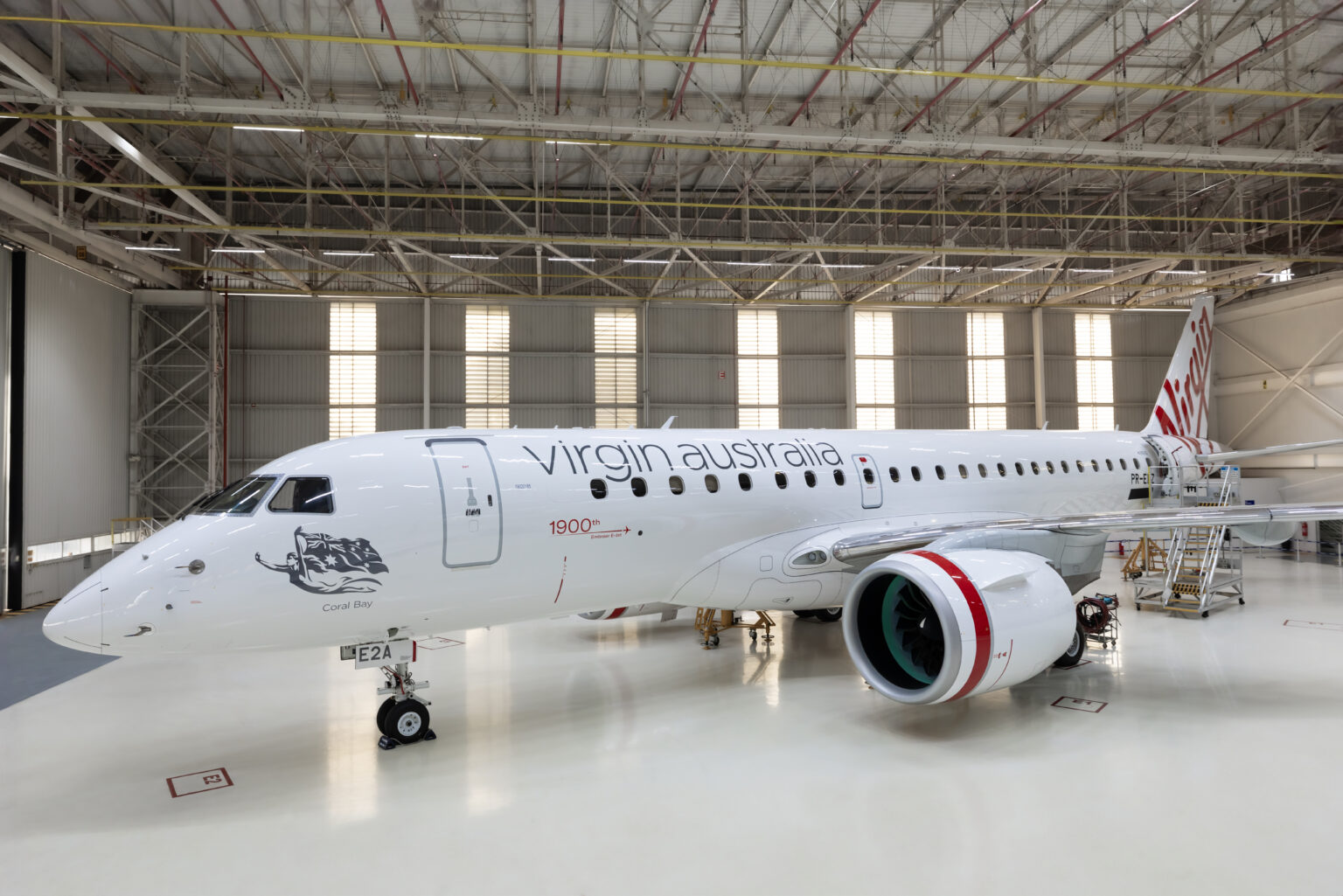 Azorra delivers Australia’s first Embraer E190-E2 to Virgin Australia ...
