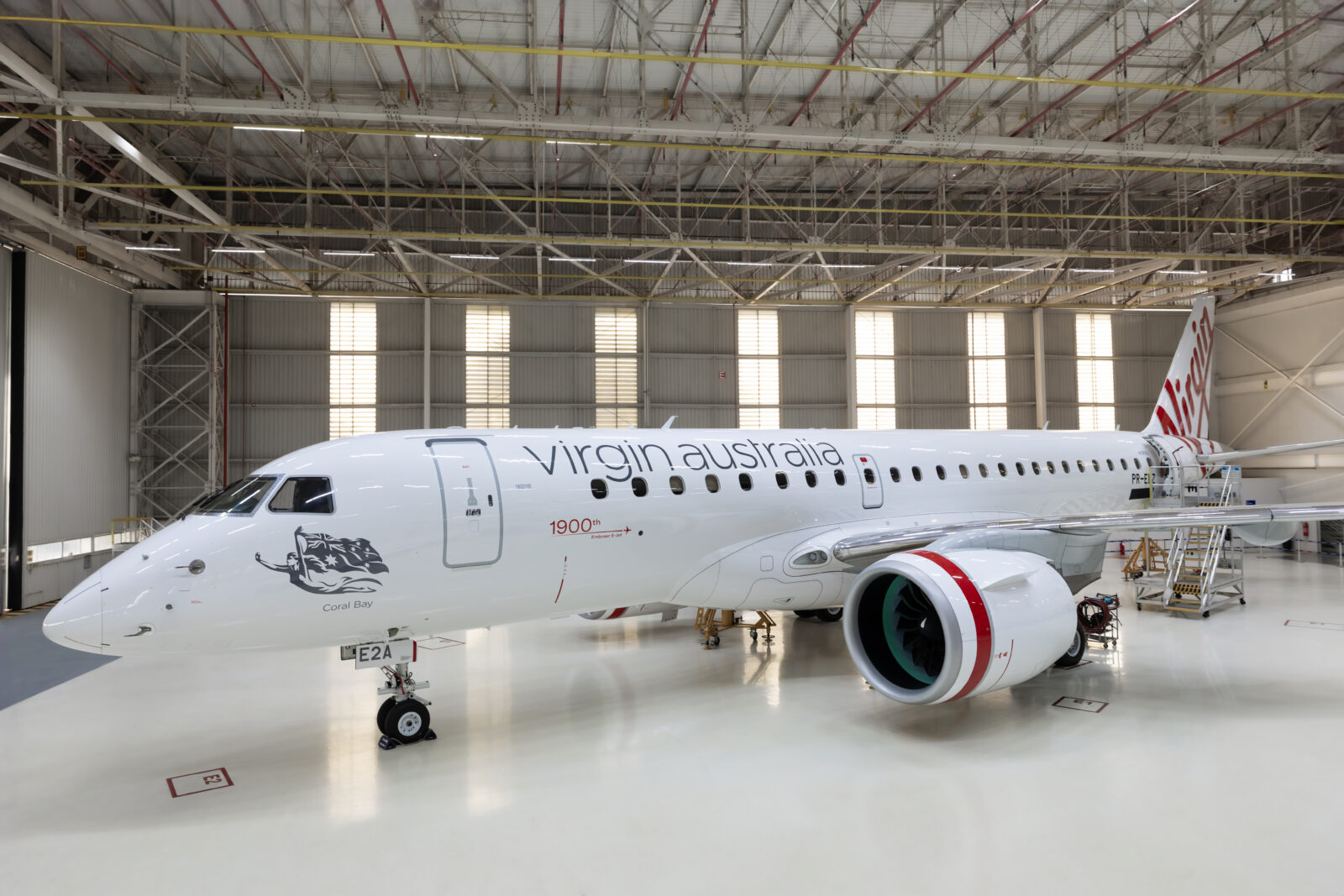 Azorra delivers Australia’s first Embraer E190-E2 to Virgin Australia ...
